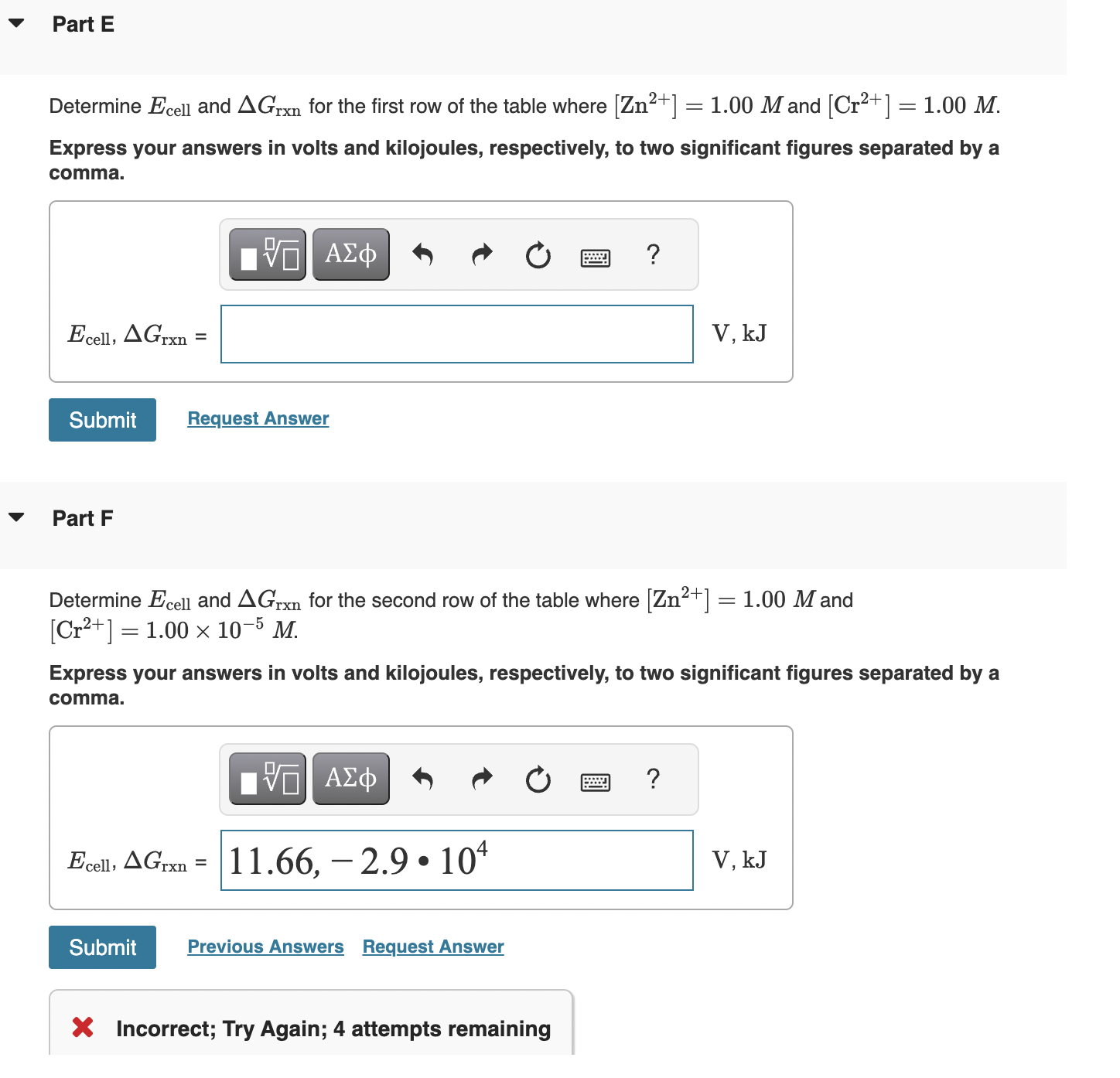 Solved Consider the following reaction occurring at 25°C | Chegg.com