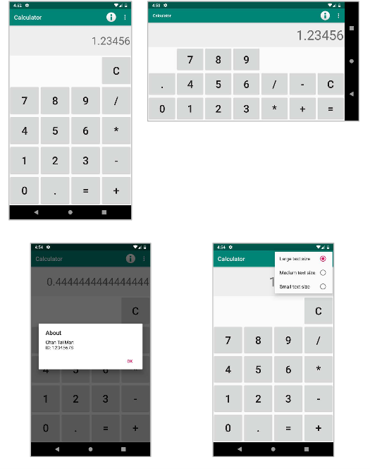 Solved In this question, you develop a simple calculator | Chegg.com
