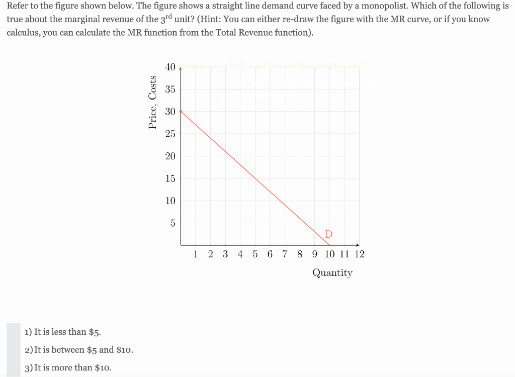 Solved Refer to the figure below. Which of the following is | Chegg.com