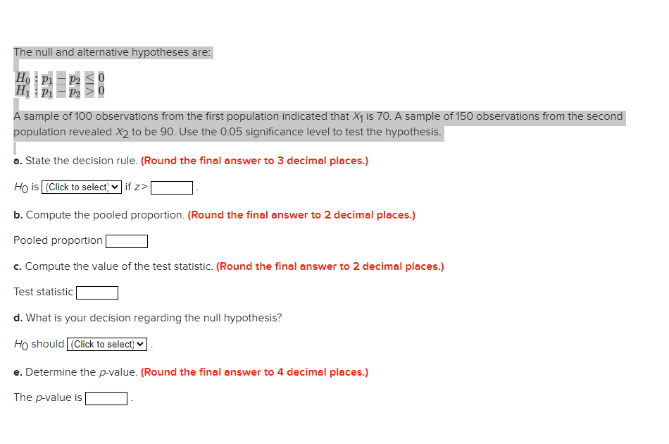 Solved A sample of 100 observations from the first | Chegg.com