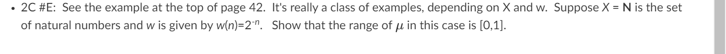- 2C #E: See the example at the top of page 42. It's | Chegg.com
