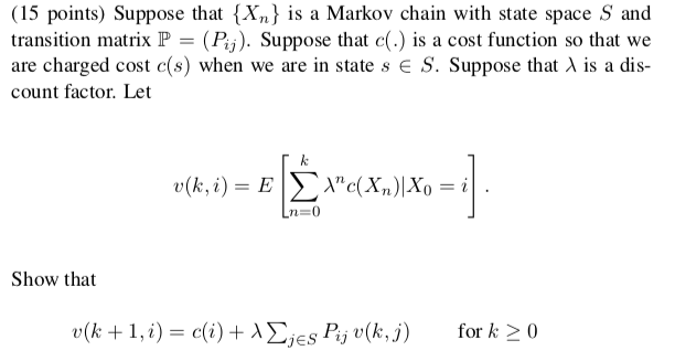 Solved Suppose that {Xn} is a Markov chain with state space | Chegg.com