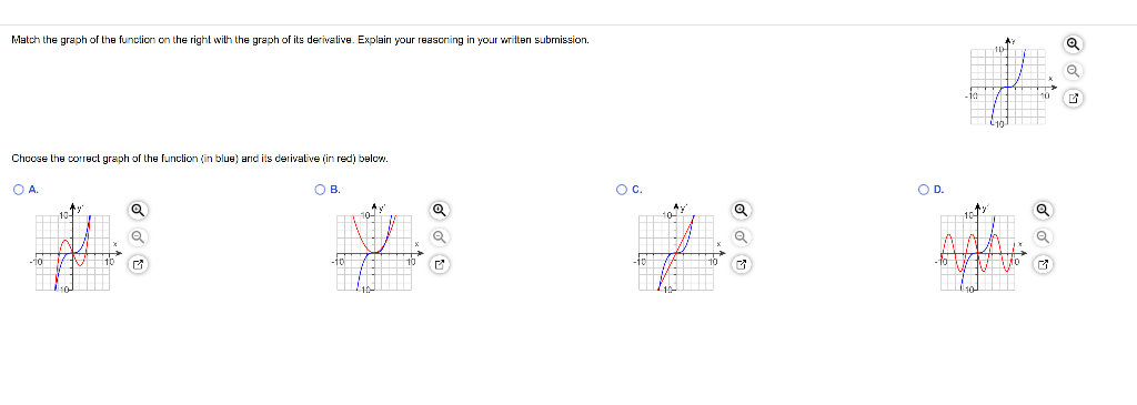 Solved Match the graph of the function on the right with the | Chegg.com