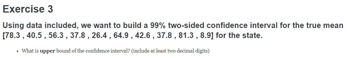 Solved Exercise 3 Using data included, we want to build a | Chegg.com