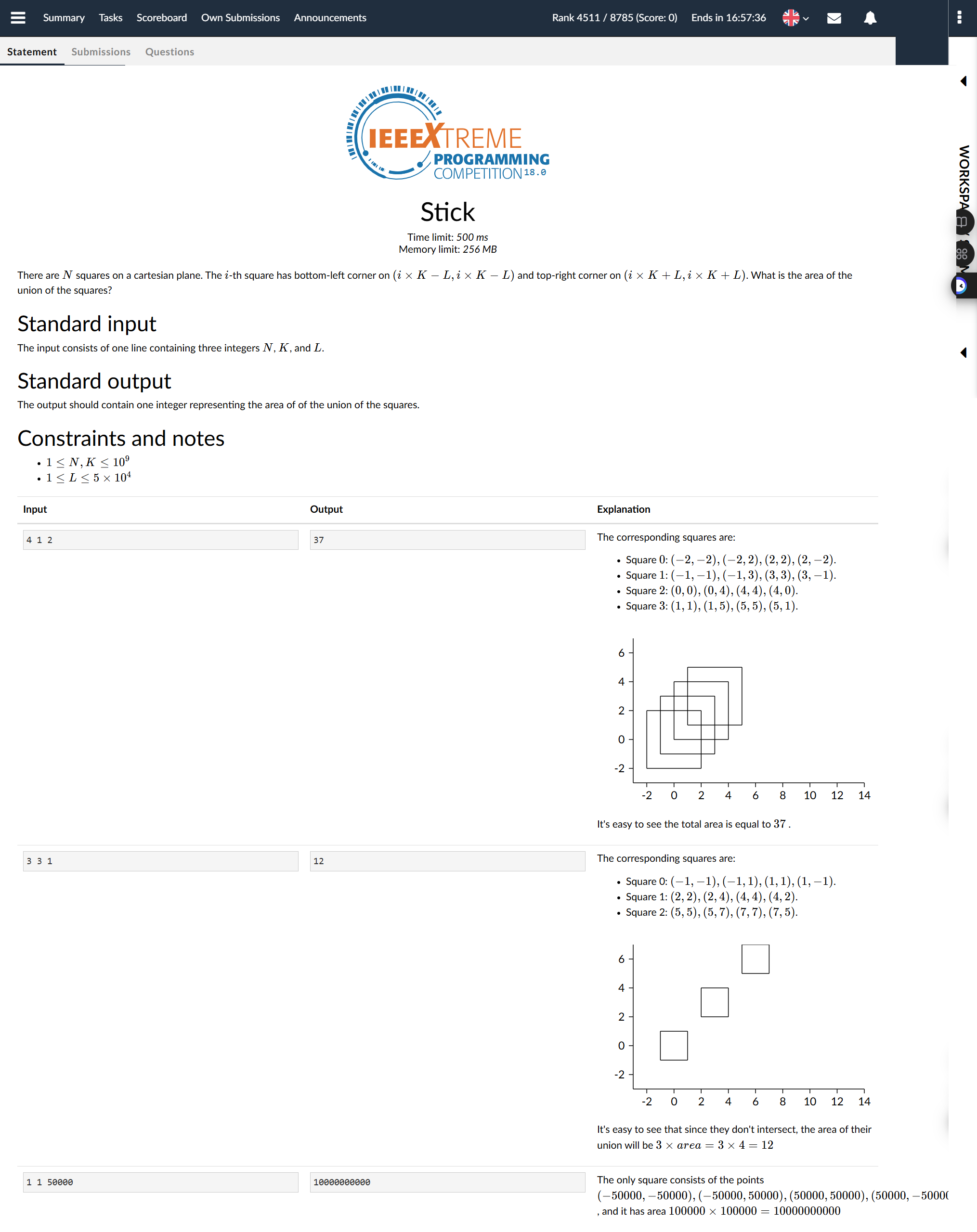 Solved StickTime limit: 500 msMemory limit: 256 MBThere are | Chegg.com