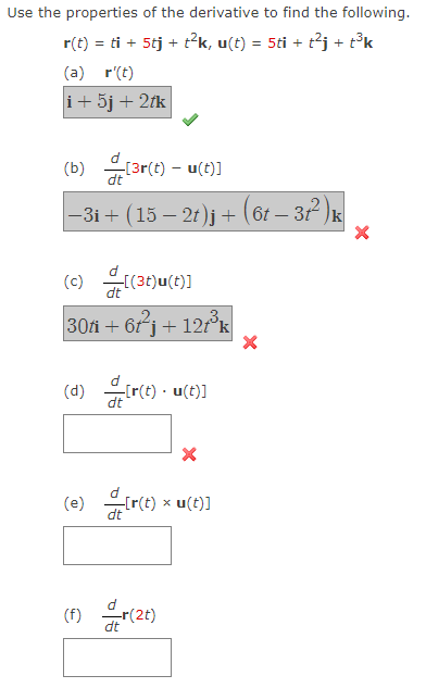 Solved Use the properties of the derivative to find the | Chegg.com