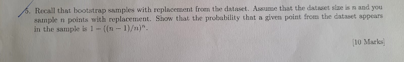 Solved Recall that bootstrap samples with replacement from | Chegg.com