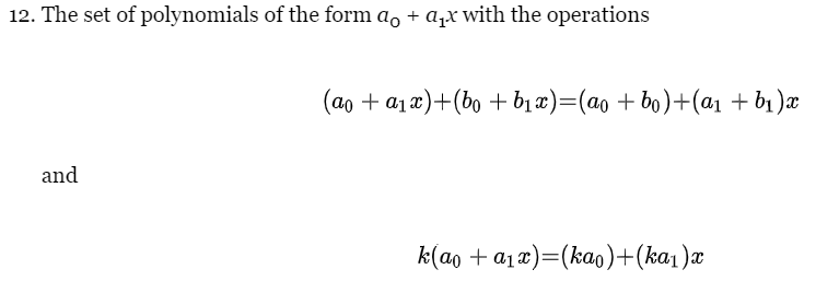 Solved In Exercises 3-12, determine whether each set | Chegg.com