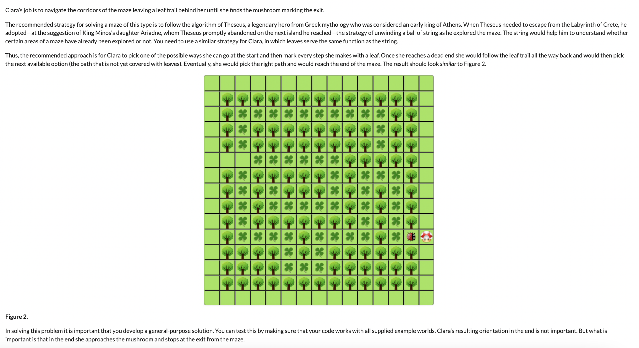 Solved /* PERMITTED COMMANDS move, turnLeft, turnRight, | Chegg.com