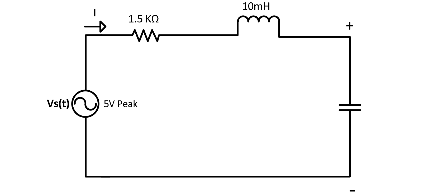 Solved For the circuit given:1- Assume that the inductor has | Chegg.com