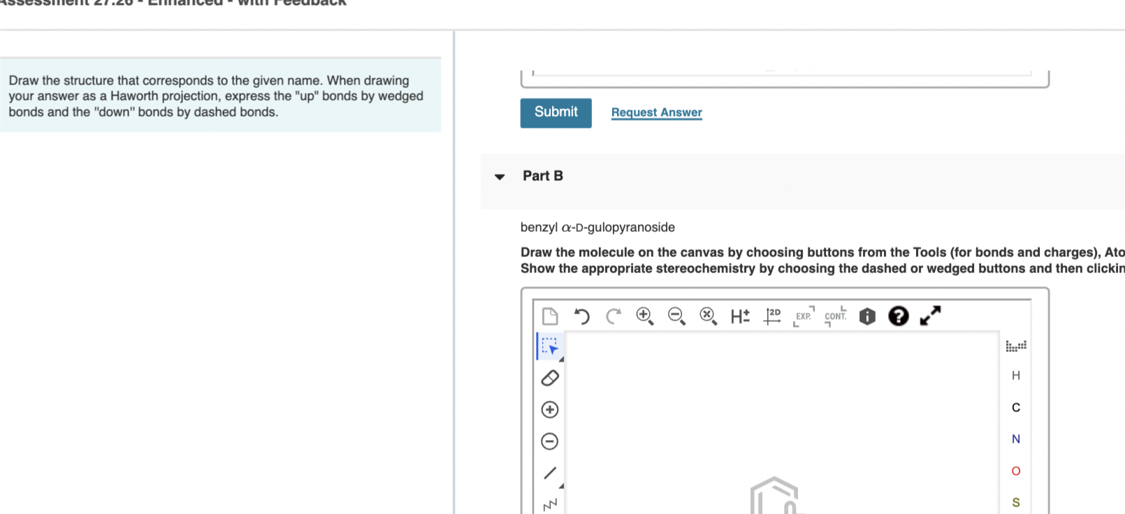 Solved ssessment 27.26 - Enhanced - with Feedback Draw the | Chegg.com