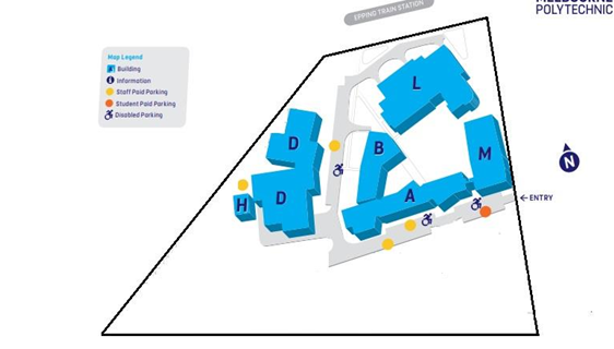 Epping Campus at corner of Dalton Road and Cooper | Chegg.com