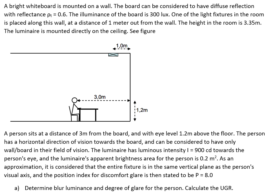 A bright whiteboard is mounted on a wall. The board | Chegg.com