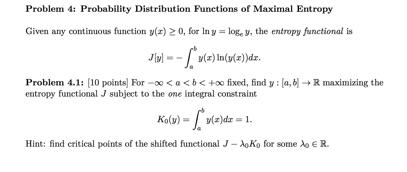 Problem 4: Probability Distribution Functions of | Chegg.com