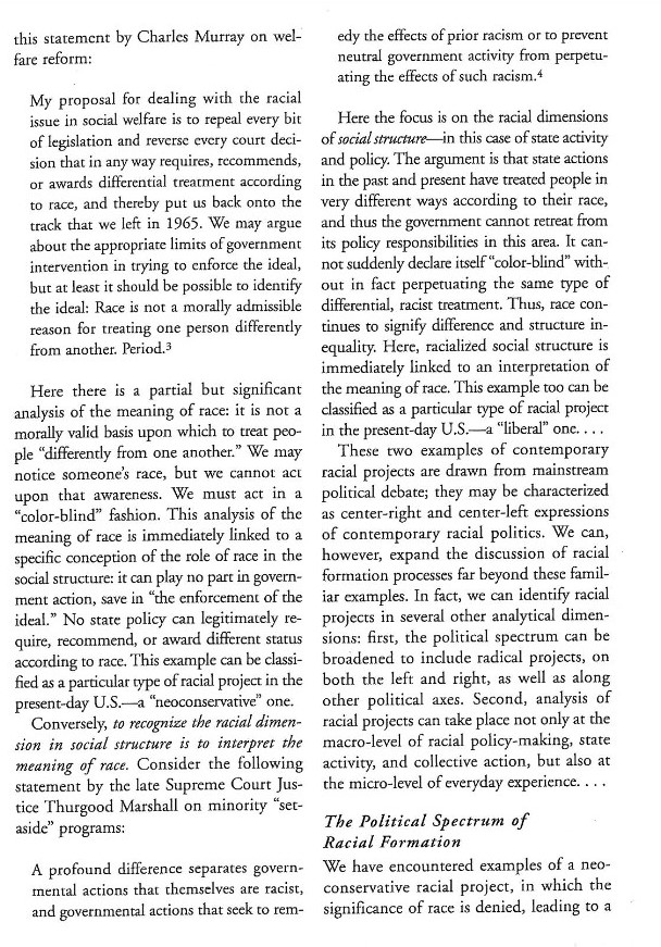 Solved 424 MICHAEL OMI AND HOWARD WINANT as an archaism is | Chegg.com