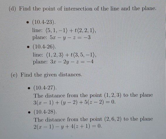 Solved (a) Give any two points in the given plane. . | Chegg.com