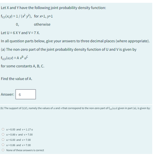 Solved Let x ﻿and Y ﻿have the following joint probability | Chegg.com