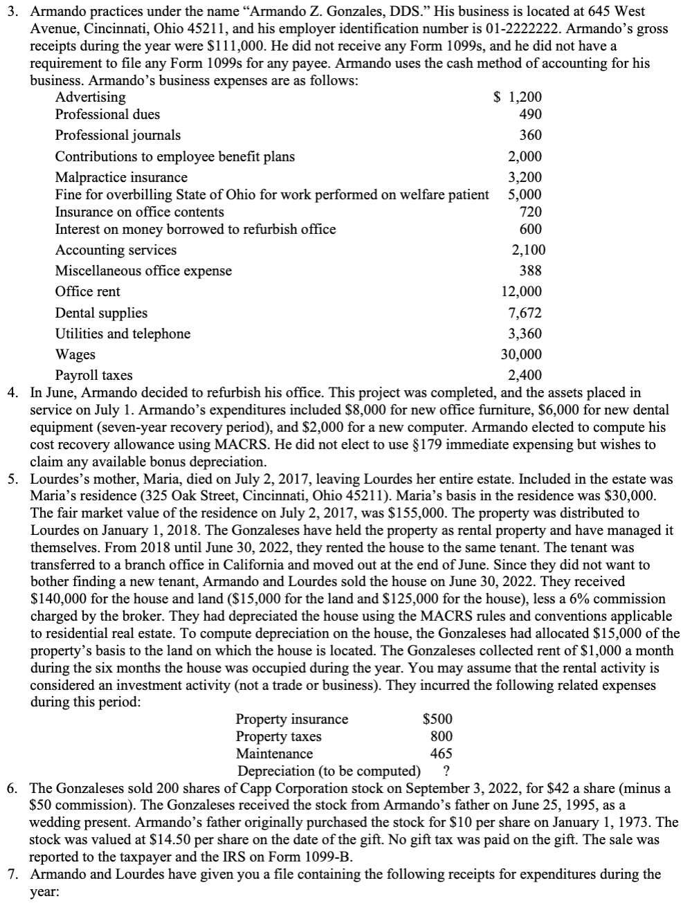 Using the Tax Act software or the fillable pdfs (not | Chegg.com
