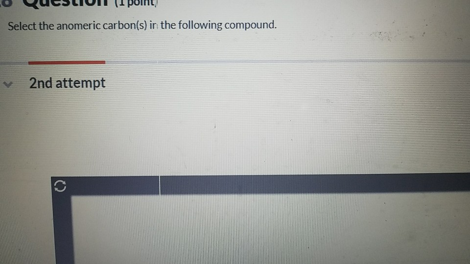 Solved LUCILIUI (I pull Select the anomeric carbon(s) in the | Chegg.com