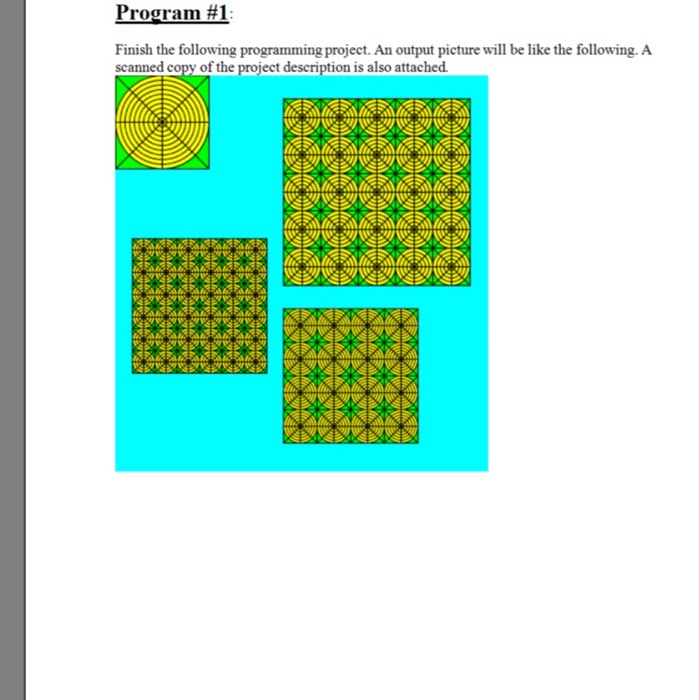 Solved Program #1 Finish the following programming project. | Chegg.com