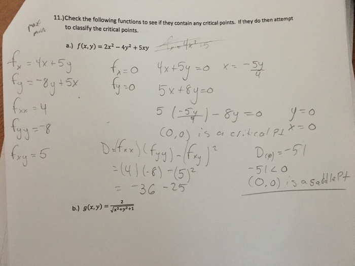 Solved 11.)Check the following functions to see if they | Chegg.com
