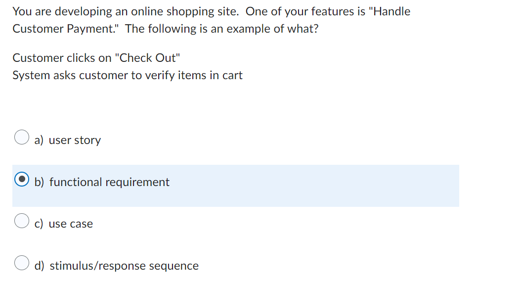 Solved You are developing an online shopping site. One of | Chegg.com