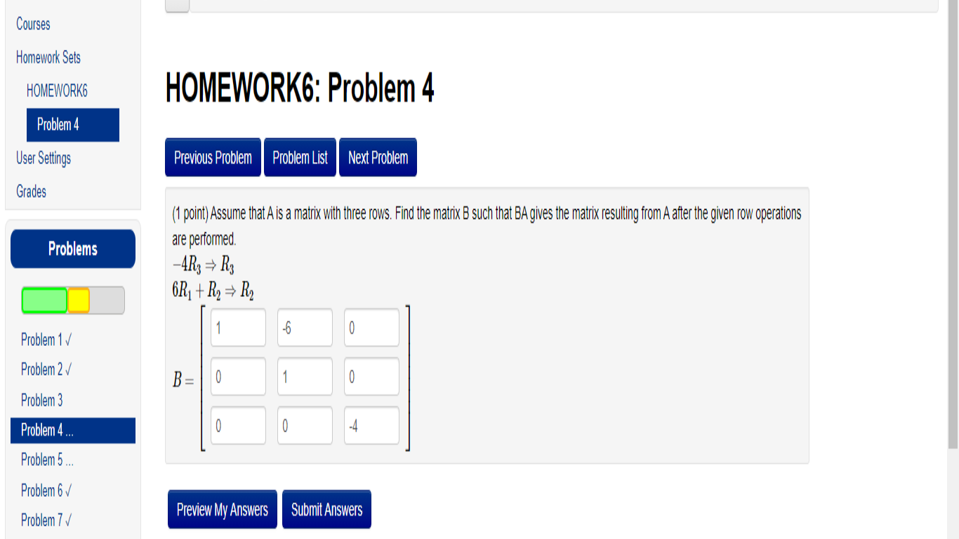 Solved Courses Homework Sets HOMEWORK6 HOMEWORK6: Problem 4 | Chegg.com