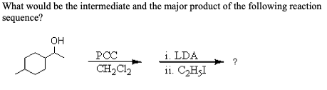 Solved What would be the intermediate and the major product | Chegg.com