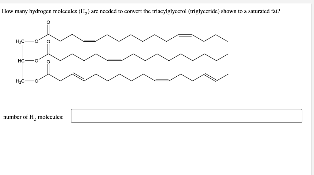 Solved How many hydrogen molecules (H2) are needed to | Chegg.com
