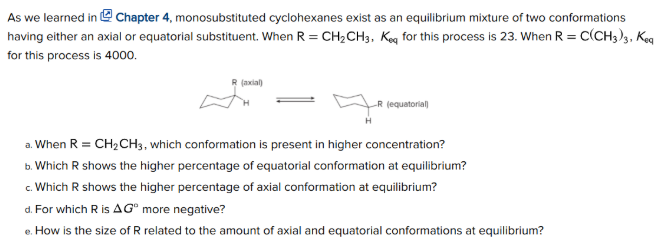 Solved As we learned in 분 Chapter 4, monosubstituted | Chegg.com