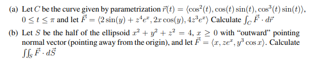 Solved (a) Let C be the curve given by parametrization r(t) | Chegg.com