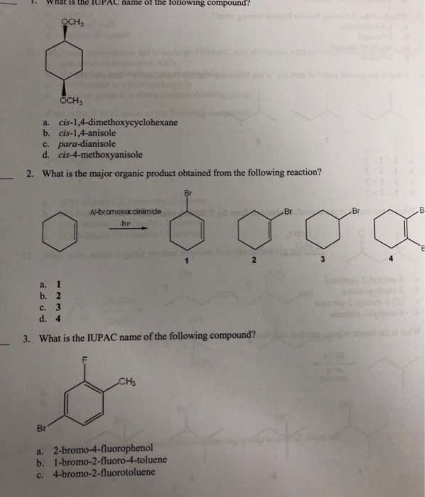 Solved What is the TOPAC name of the following compound? ??? | Chegg.com