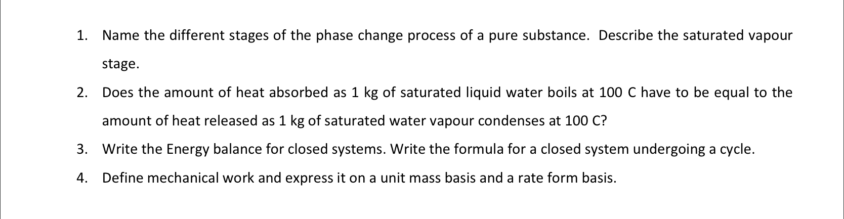 Solved 1. ﻿Name the different stages of the phase change | Chegg.com