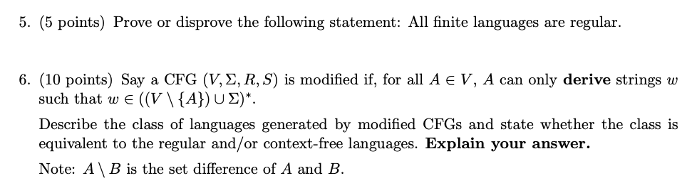 Solved please answer questions 5 ﻿and 6 | Chegg.com