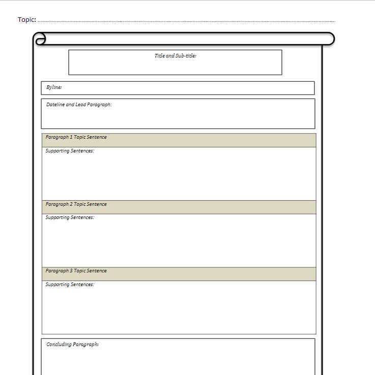 osslt assignment, write a news article, the news | Chegg.com