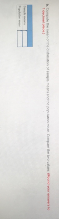 Solved Exercise 8-6 (LO8-3) A population consists of the | Chegg.com