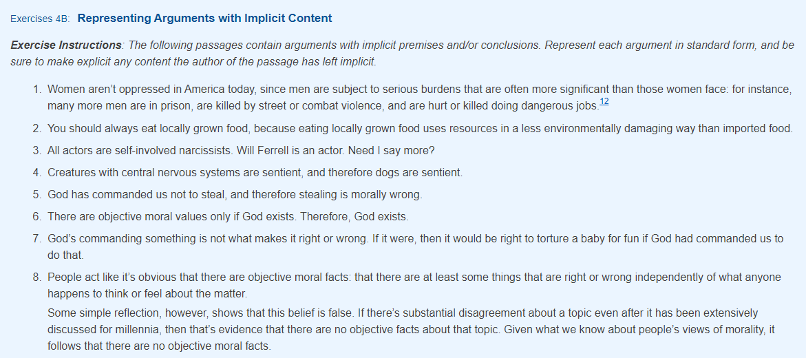 Solved Exercises 4b Representing Arguments With Implicit