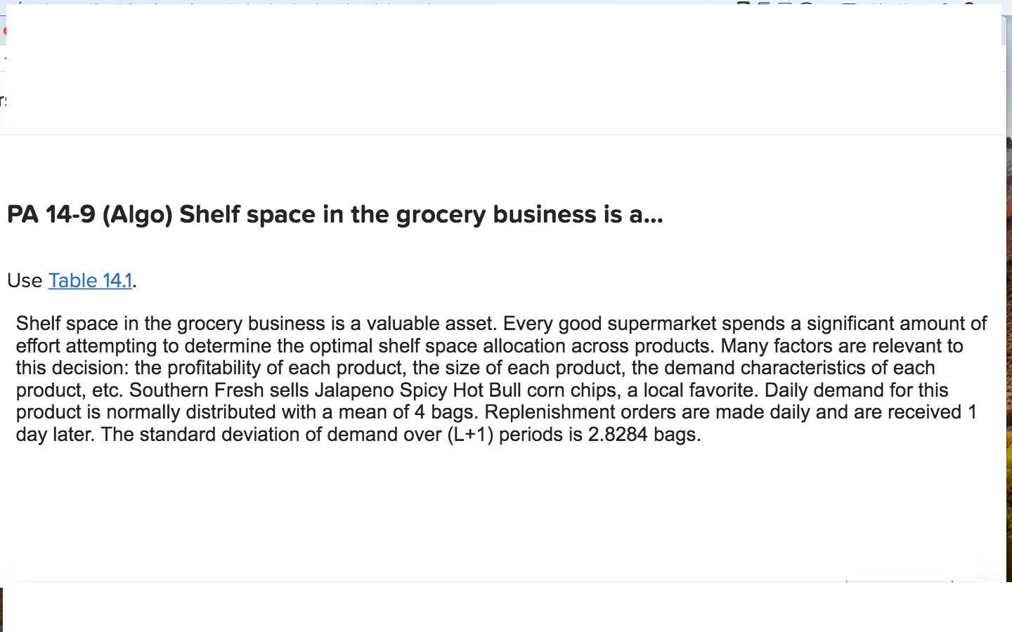 Solved -3.9 TABLE 14.1 The Distribution Function, F(z), and | Chegg.com