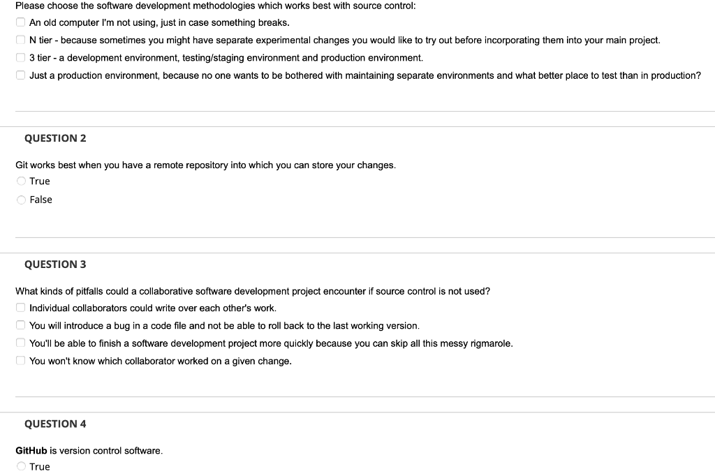 Solved Please choose the software development methodologies | Chegg.com
