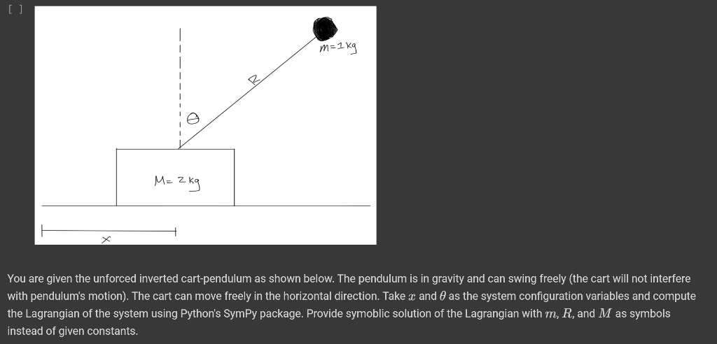 Solved Is there a way to compute the Lagrangian with m, R, | Chegg.com