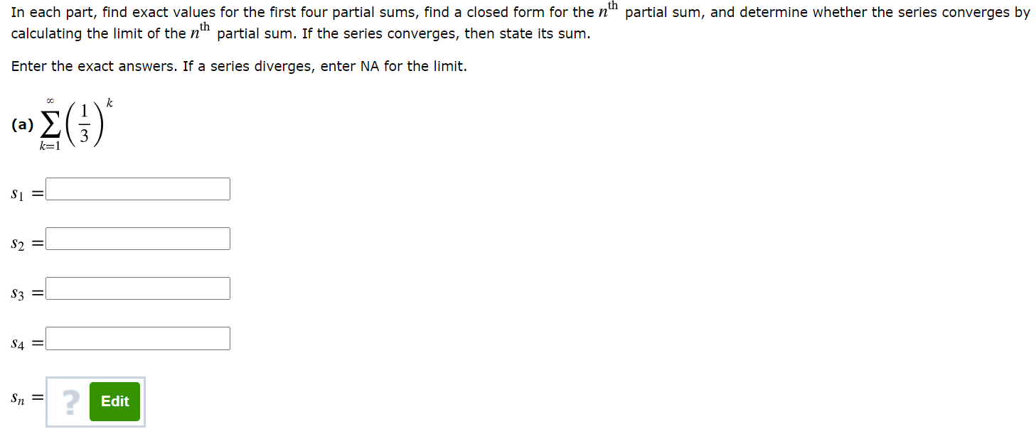 Solved In each part, find exact values for the first four | Chegg.com
