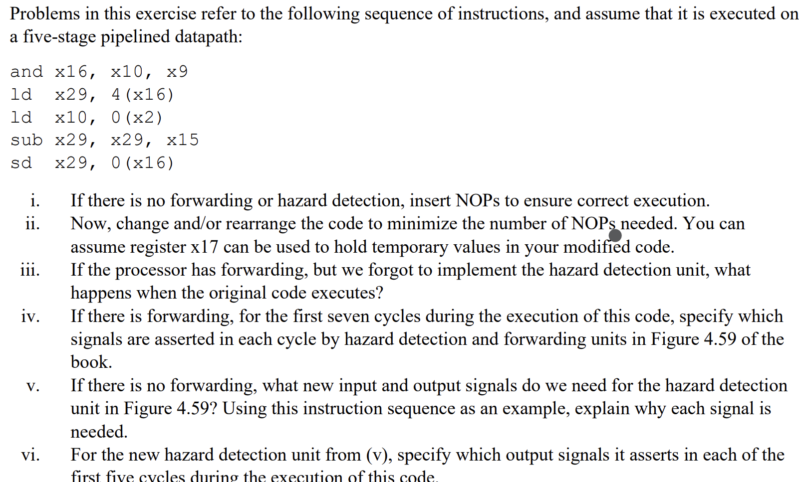 Solved Problems in this exercise refer to the following | Chegg.com