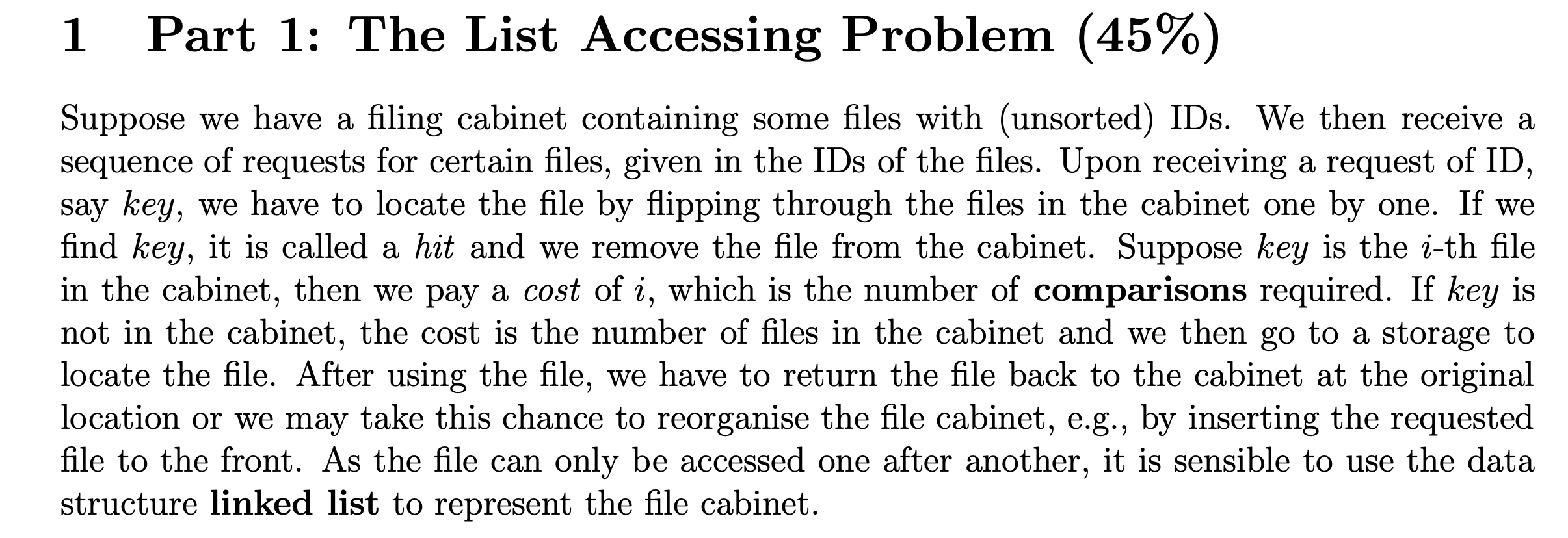 JAVA Problem /* Time Complexity and explanation: f | Chegg.com