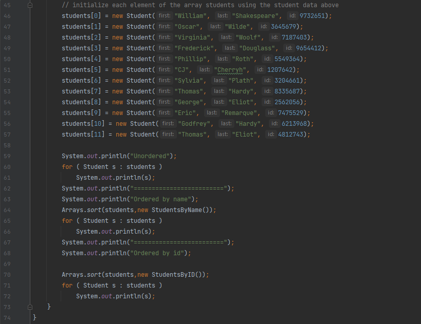 import java.util.Arrays; C NH 4 5 6 public class | Chegg.com