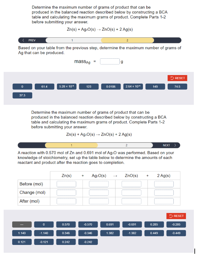 Solved Determine the maximum number of grams of product that | Chegg.com