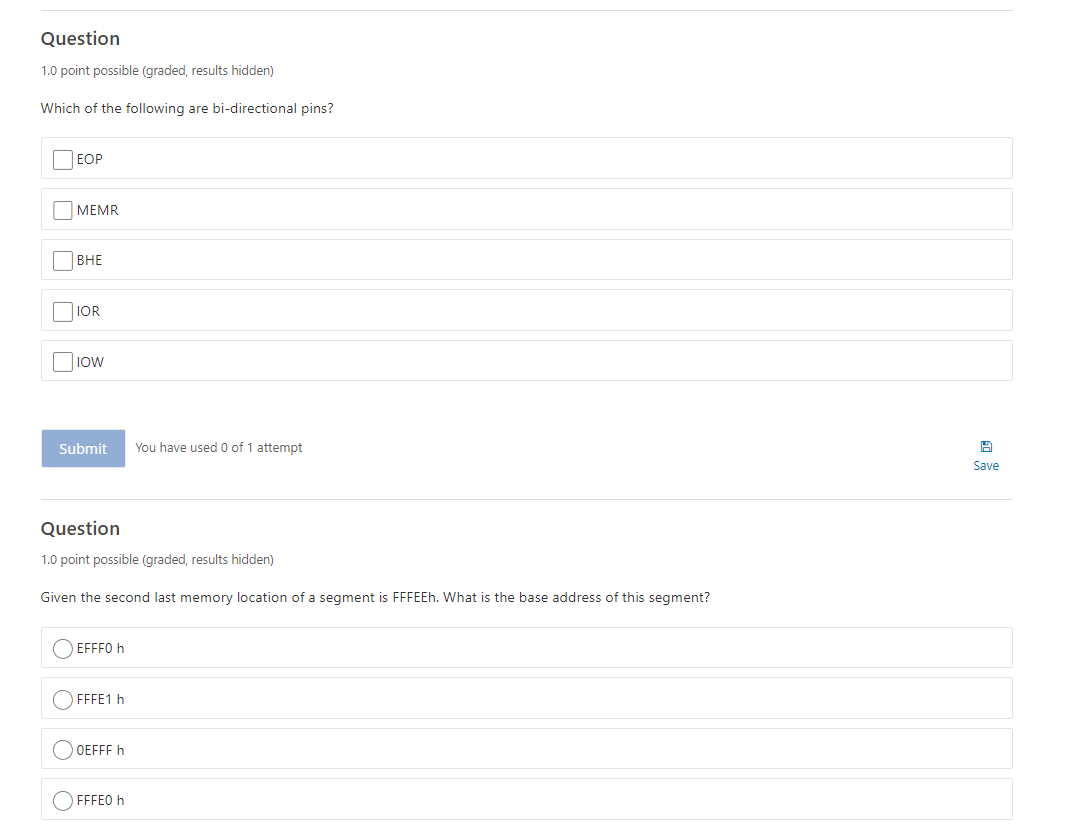 Solved Data transfer takes place between 8086 microprocessor | Chegg.com
