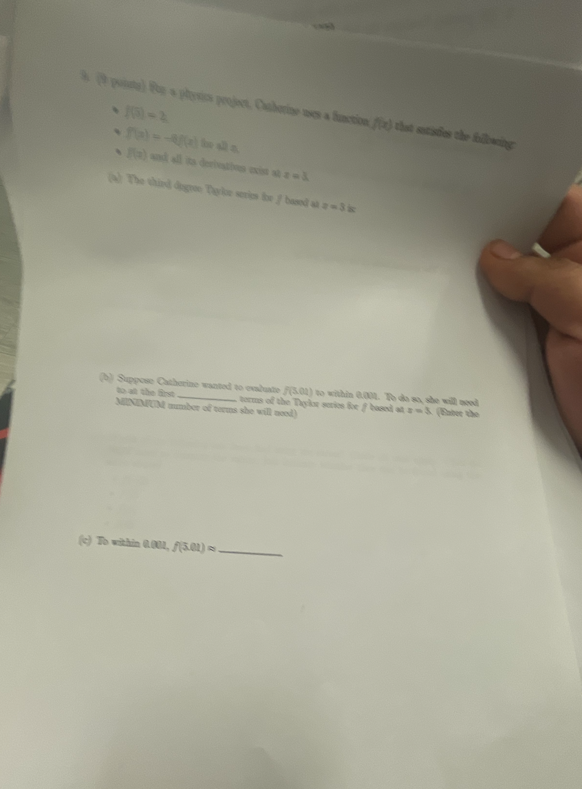 - f(2) and all its derivatbles oxiso at x=3 (a) The | Chegg.com