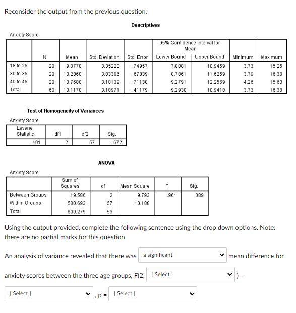Solved Reconsider the output from the previous question: | Chegg.com