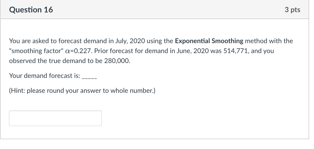 Solved Problem Statement: Demand Forecasting Methods You are | Chegg.com