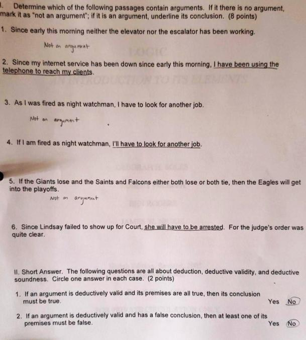 1. Determine which of the following passages contain | Chegg.com